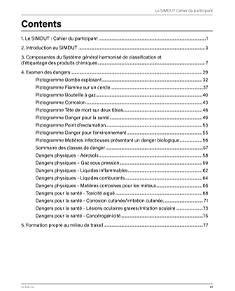 CCHST: Le SIMDUT : Cahier du participant